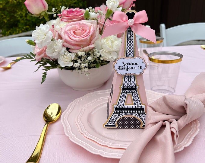 Paris Favor Box, Paris Party Decor, Paris Decoration,paris Treat Boxes ...