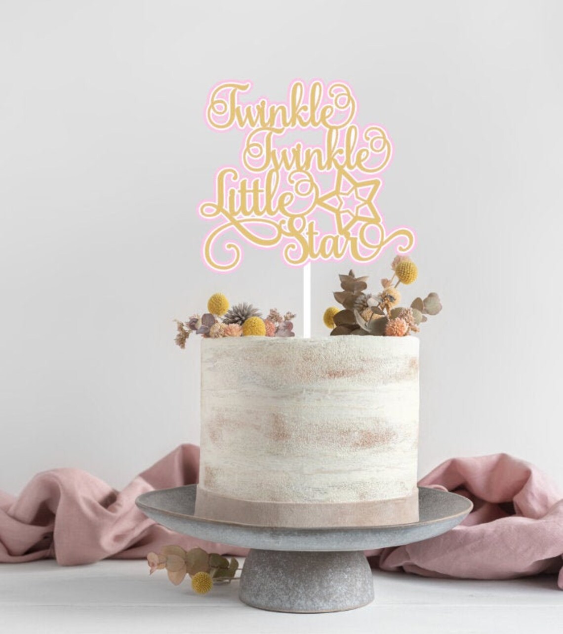 Twinkle Twinkle Little Star Cake Topper Little Star Party - Etsy