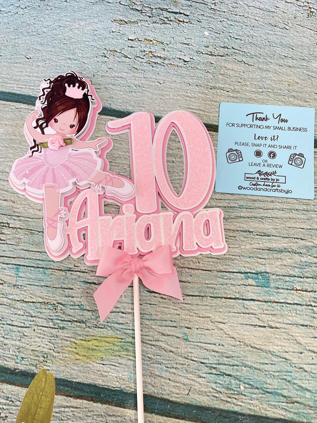 Ballerina Cake Topper, Ballerina Party Decor, Tutu Cake Topper, Ballet Cake Topper, Ballerina ...