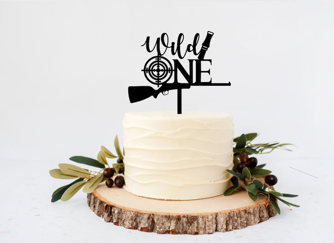 One Cake Topper, Hunter One Topper, Duck Hunter One, Personalized ...