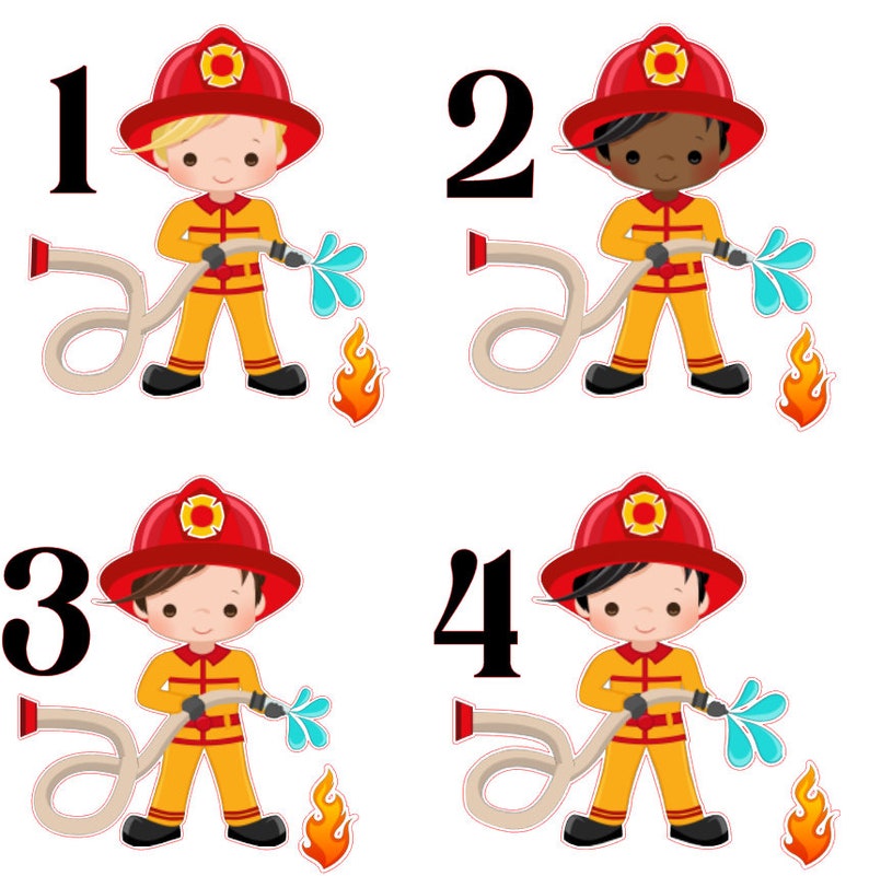 Fireman Cake Topper Firefighter Topper Fireman Party Decor - Etsy