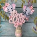 Girl Elephant Centerpiece, Girl Elephant Baby Shower, Elephant ...