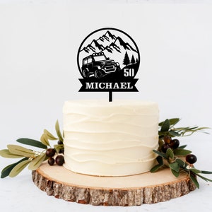 Off Road Cake Topper, off Road Truck, Party Cake Topper, Jeep Inspired ...