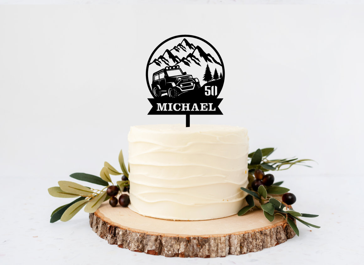 Off Road Cake Topper, off Road Truck, Party Cake Topper, Jeep Inspired ...
