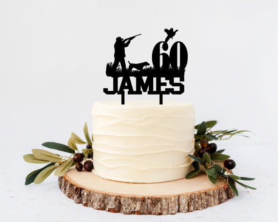 Pheasants Hunting Cake Topper Hunters Cake Topper Pheansat | Etsy