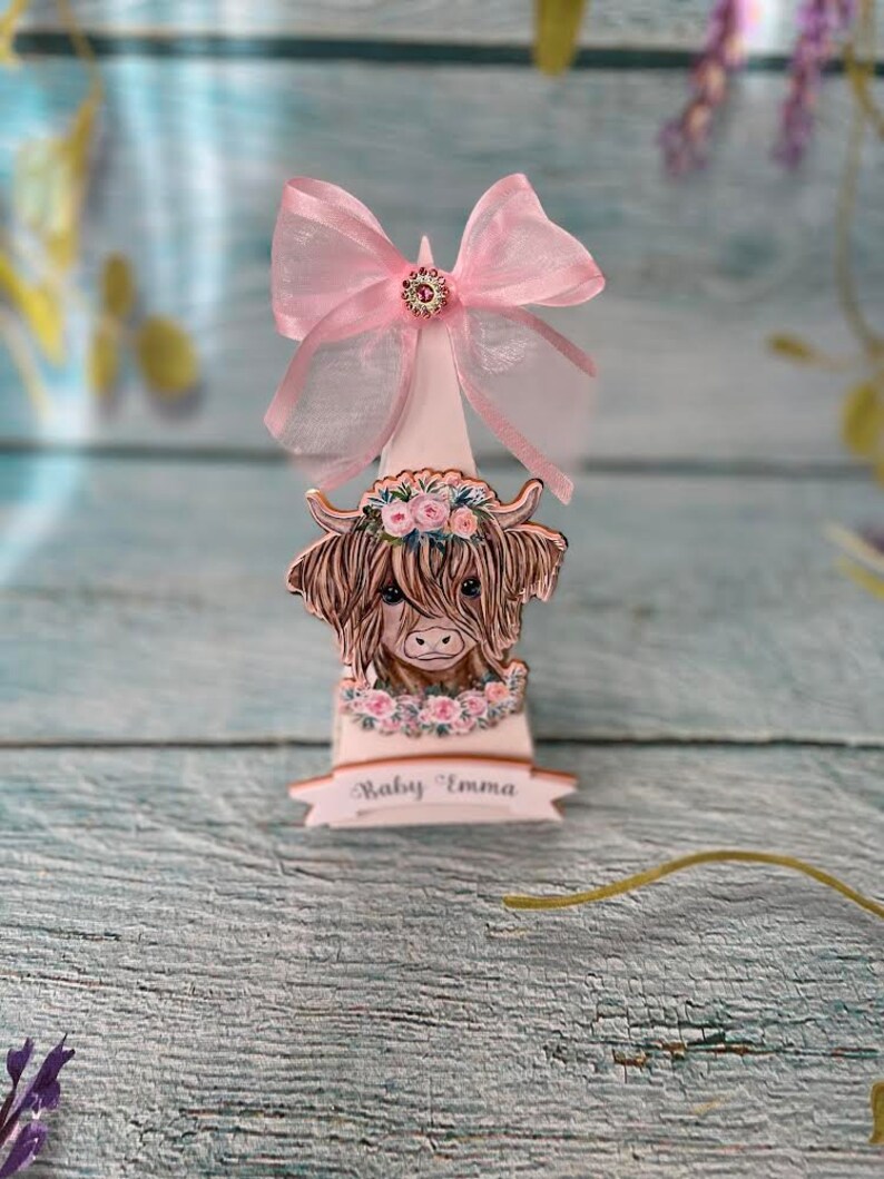 Boho Cow Favor Box Highland Cow Baby Shower Cow Party - Etsy