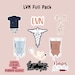 Nurse Sticker Pack - Waterproof RN, LVN, Nurse Practitioner, BSN ...