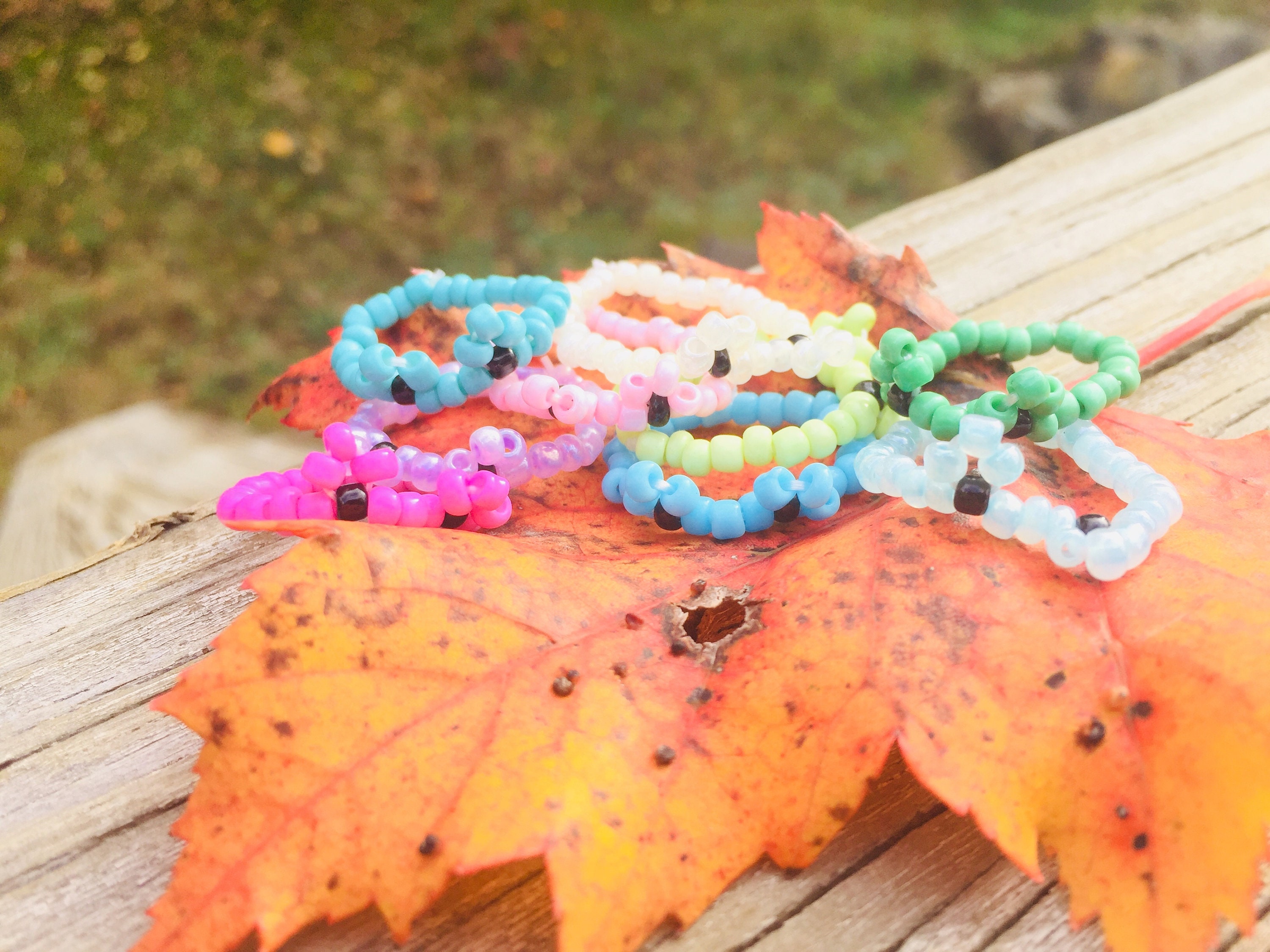 Beaded Stackable Frog Ring - Etsy