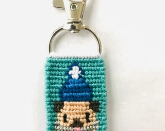 Alpha Pattern Keychain | Etsy