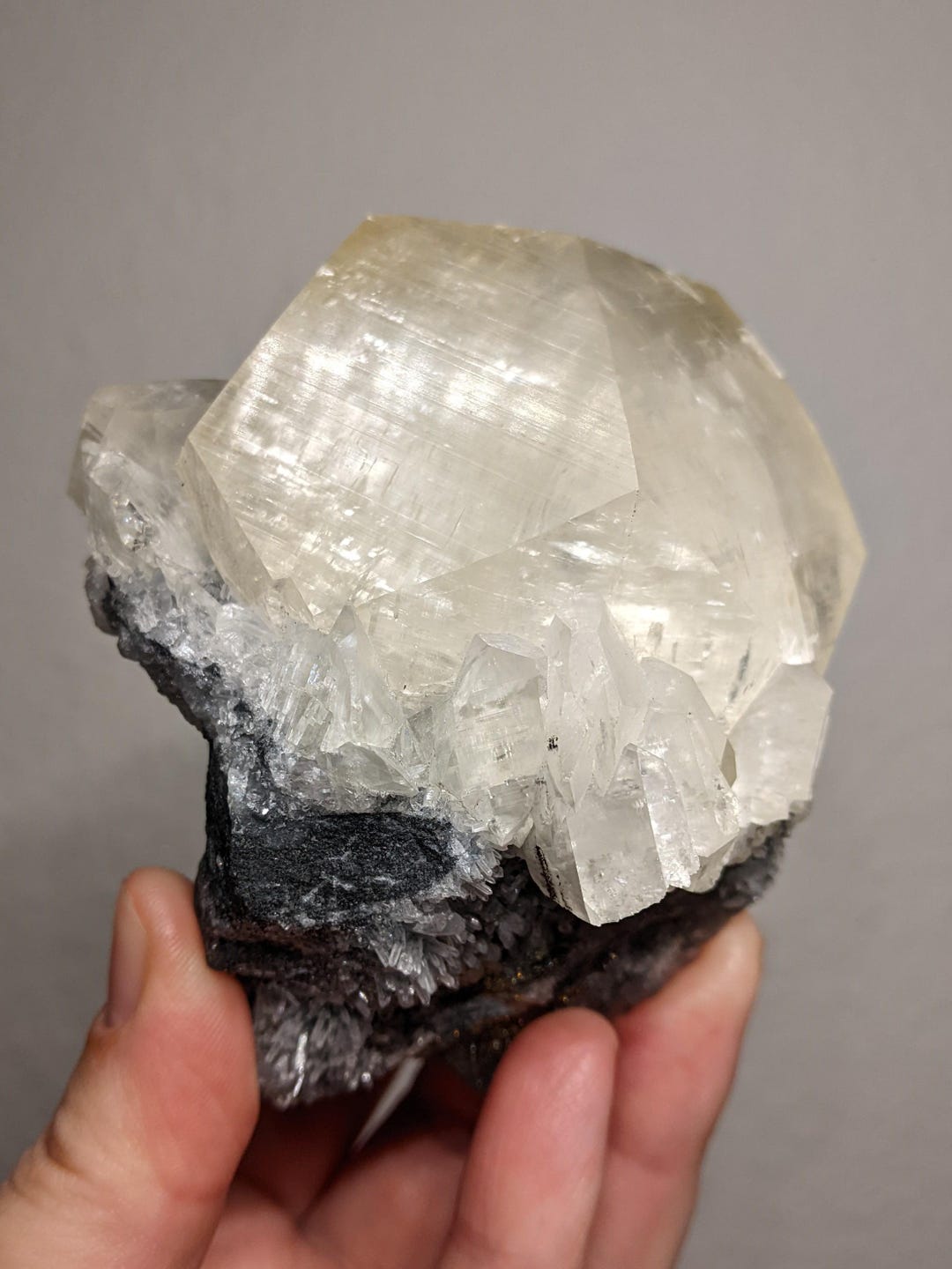 Unique Hexagonal Yellow Calcite Needle Quartz Cluster - Etsy