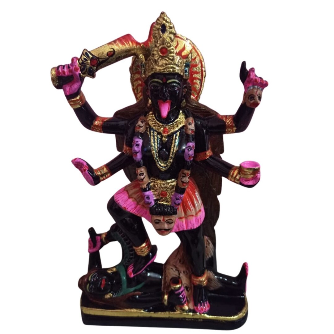 Kali Statue Marble Statue, 12 Inch Marble Kali - the Empress, Deity ...