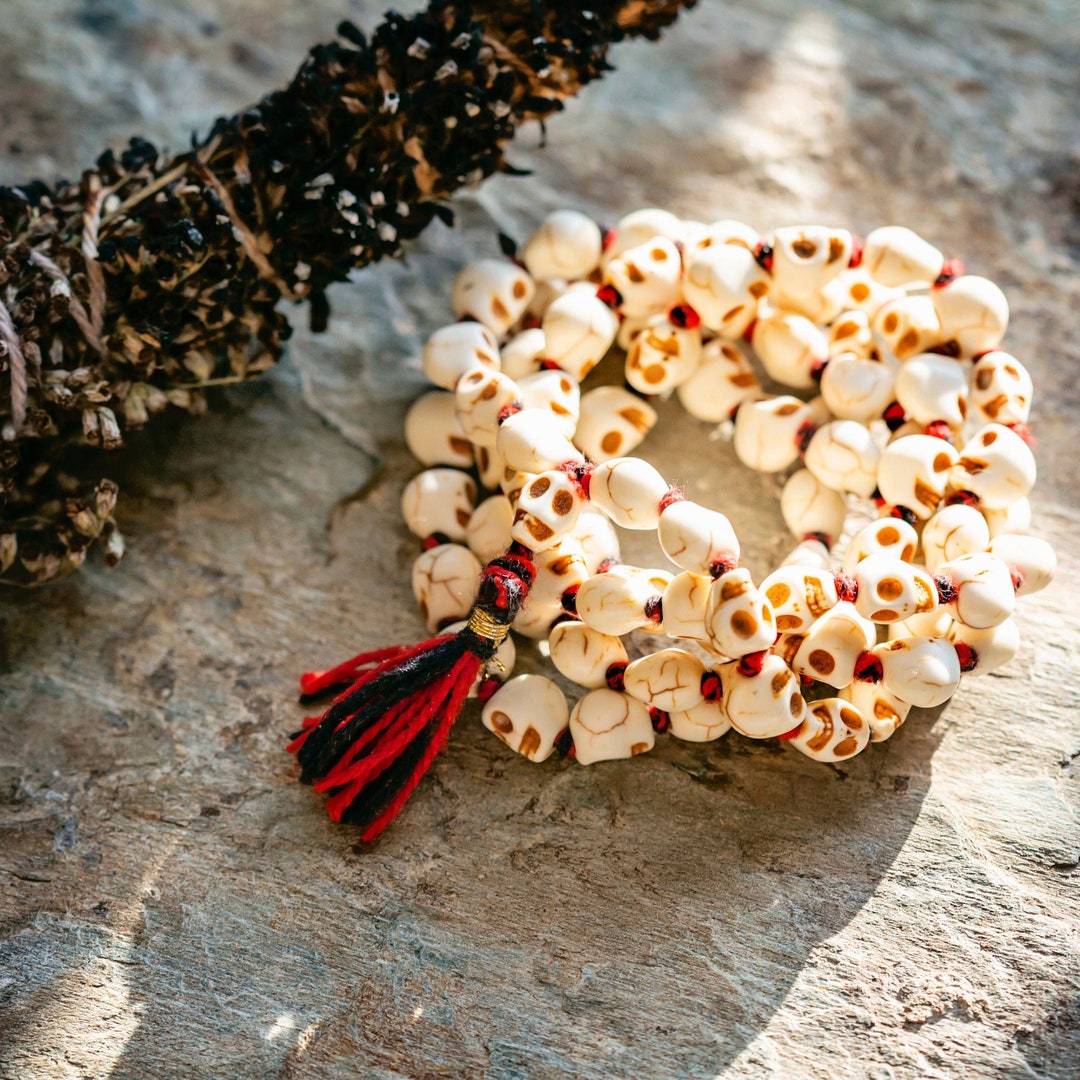 Skull Necklace Goddess Kali Mund Mala Hindu God Mahakali Necklace Mund ...
