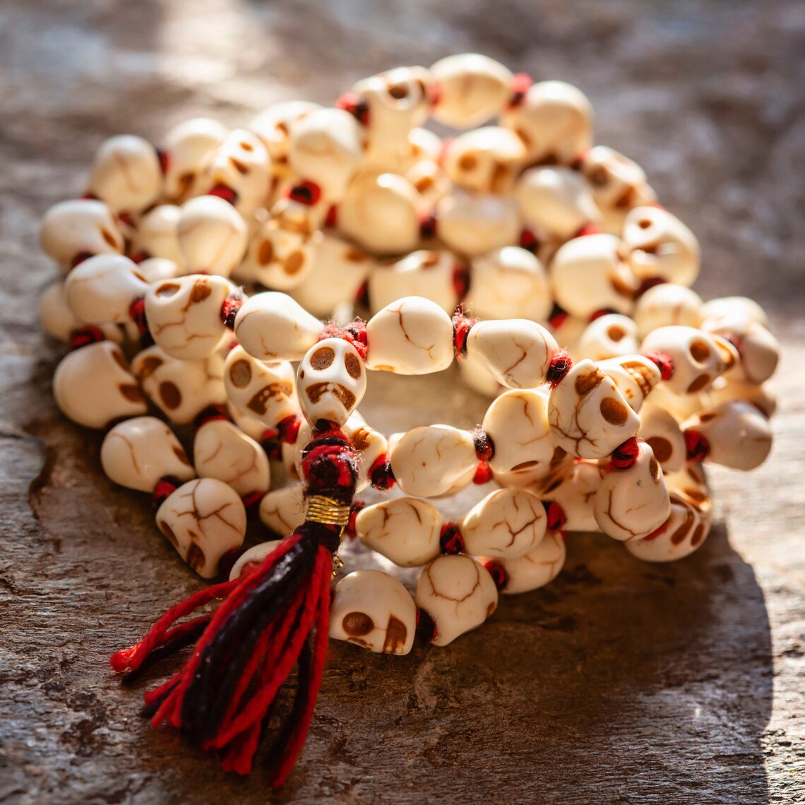 Skull Necklace Goddess Kali Mund Mala Hindu God Mahakali Necklace Mund ...