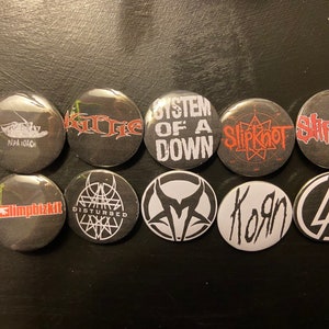 1.25 Nu-metal Pin-back Buttons - Etsy