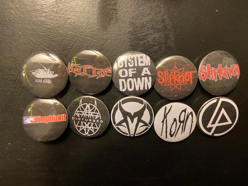 1.25 Nu-metal Pin-back Buttons - Etsy