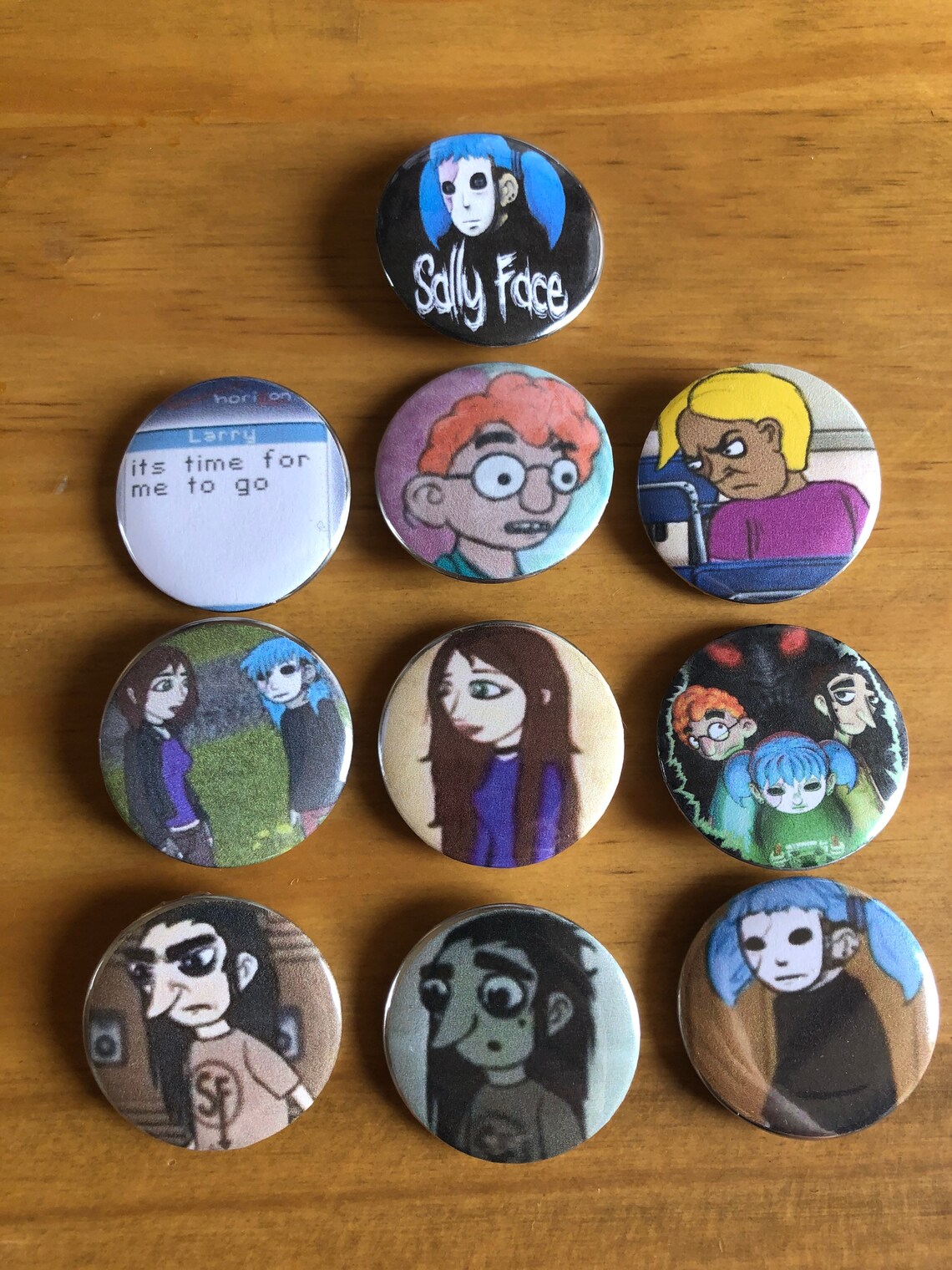 Sally Face Pin-back Buttons - Etsy