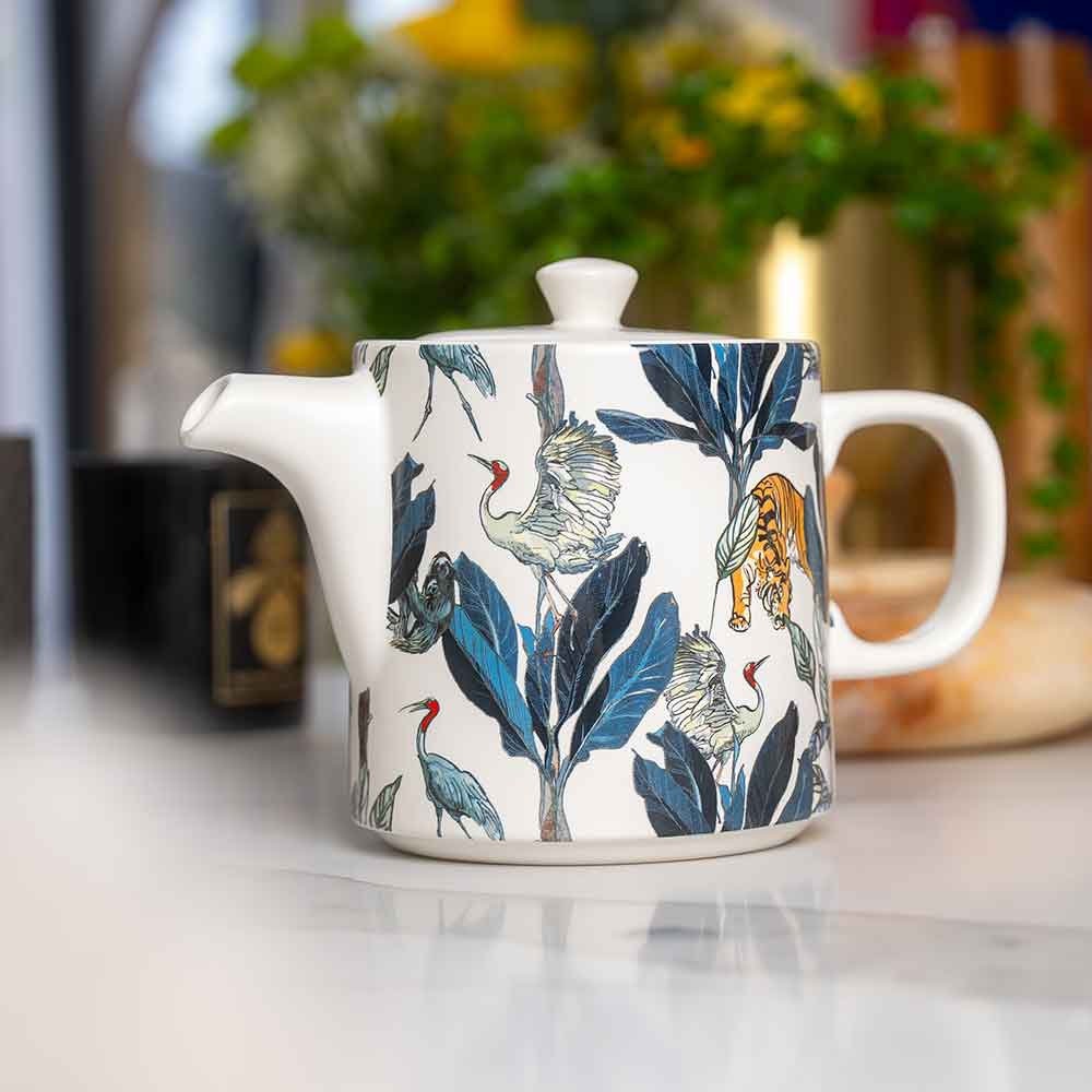 Upper Street 1L Islington Ceramic Teapot With Removable Stainless Steel ...