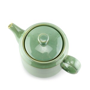 Scandi Home 1 Litre Fredriksberg Reactive Teal Ceramic Designer Teapot ...