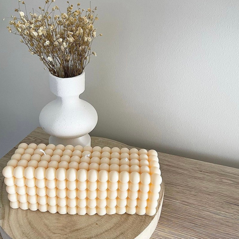 Bubble Cube Candle - Etsy