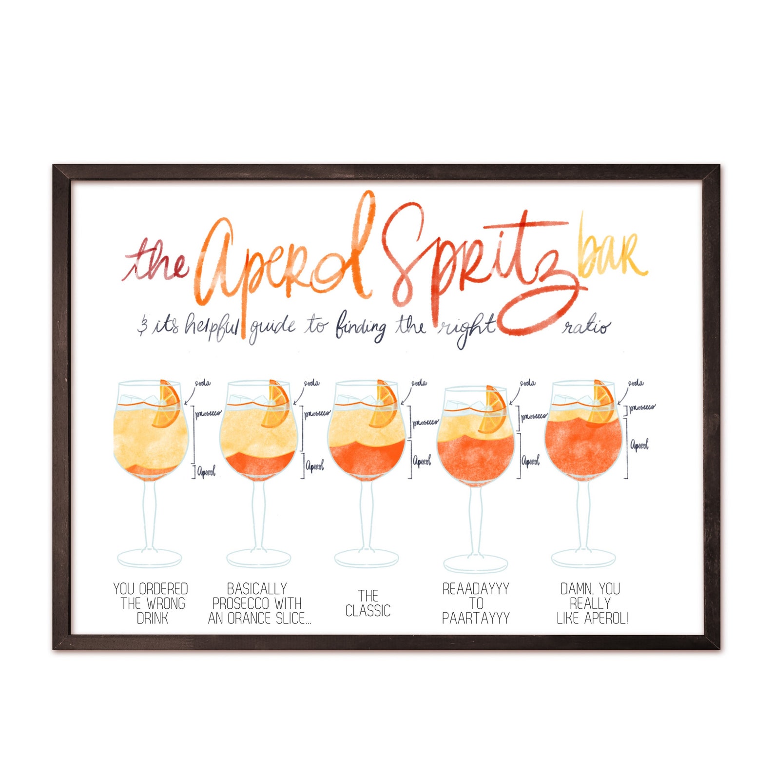 Aperol Spritz Bar Sign DIGITAL DOWNLOAD Brunch Decoration - Etsy