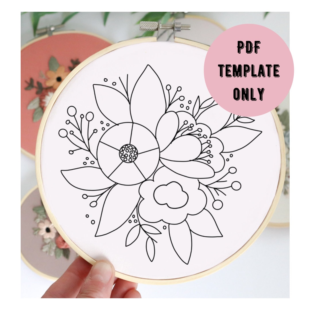 PDF Stickmuster Vorlage NUR Handstickerei Muster Vorlage - Etsy Schweiz