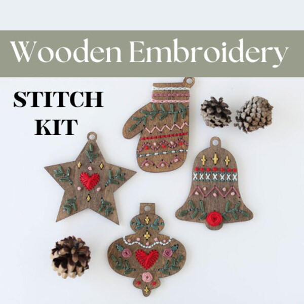 Embroidery on Wood - Etsy