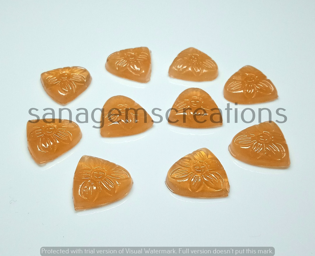 Amazing Peach Colour Quartz Lief Carved Gemstone Fancy Shape, Orange ...