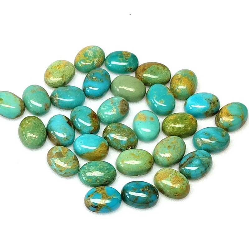Turquoise Cabachon Royston - Etsy