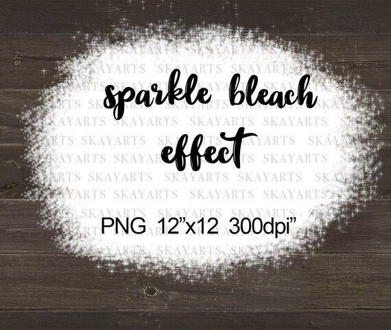 Bleach Effect Png Bleached Sparkle Effect Design for Digital | Etsy