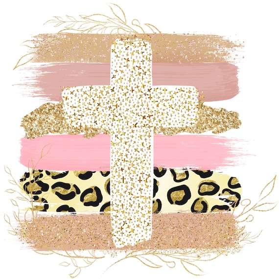 Cheetah Print Cross Background