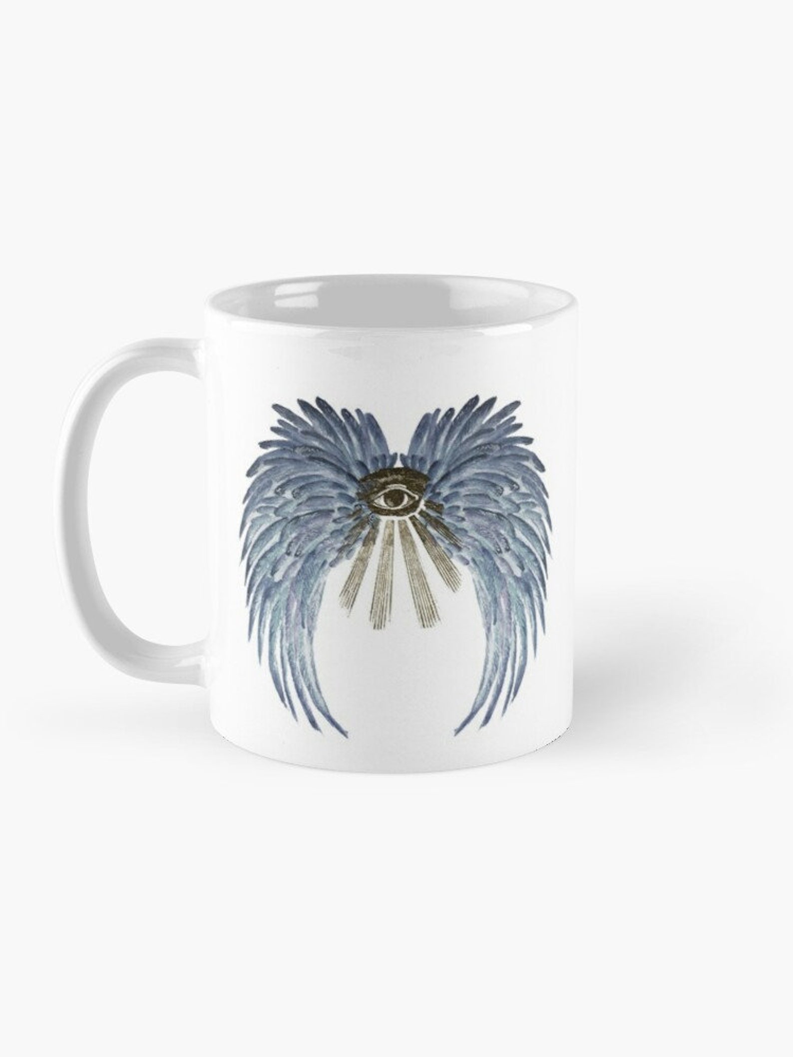 All Seeing Eye Angel Wings Watercolor PNG Digital Instant Download ...