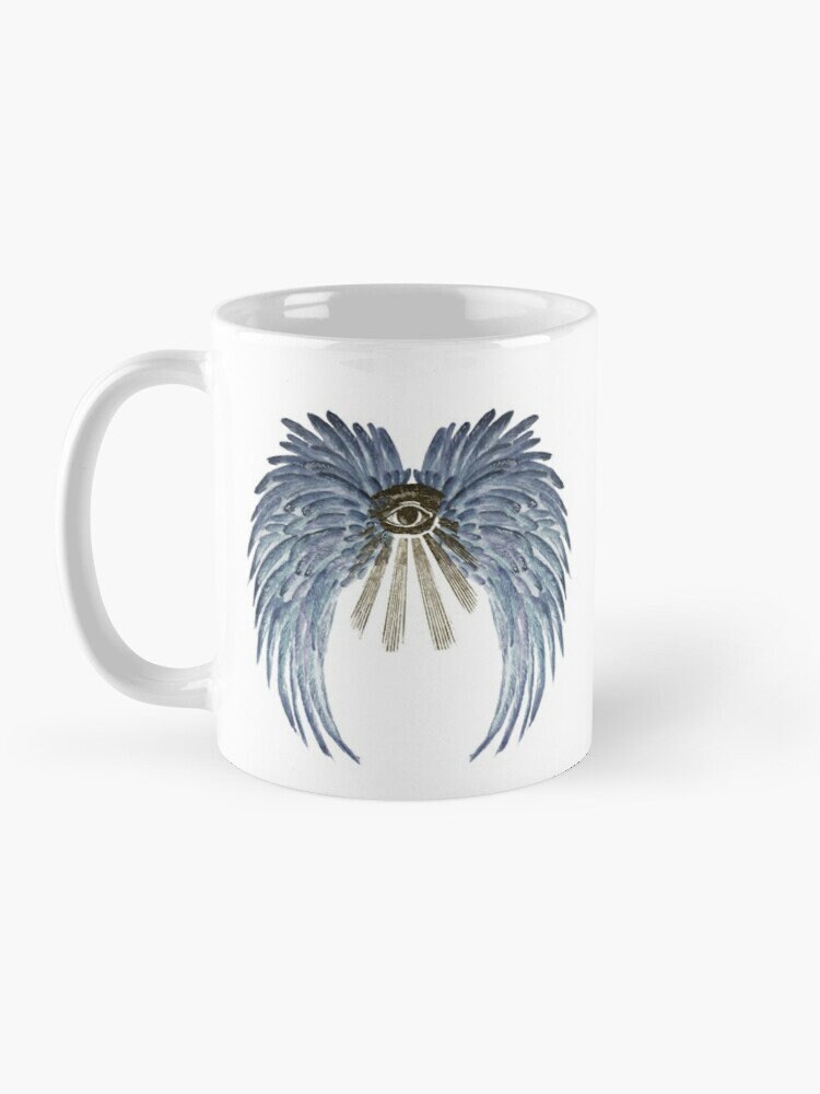 All Seeing Eye Angel Wings Watercolor PNG Digital Instant Download ...