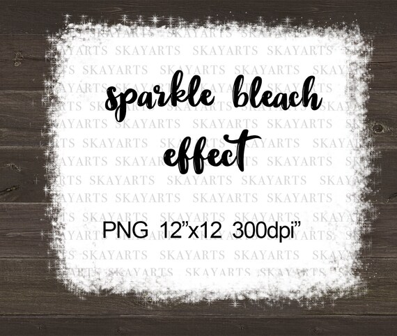 Bleach Effect Png Bleached Sparkle Effect Design for Digital - Etsy