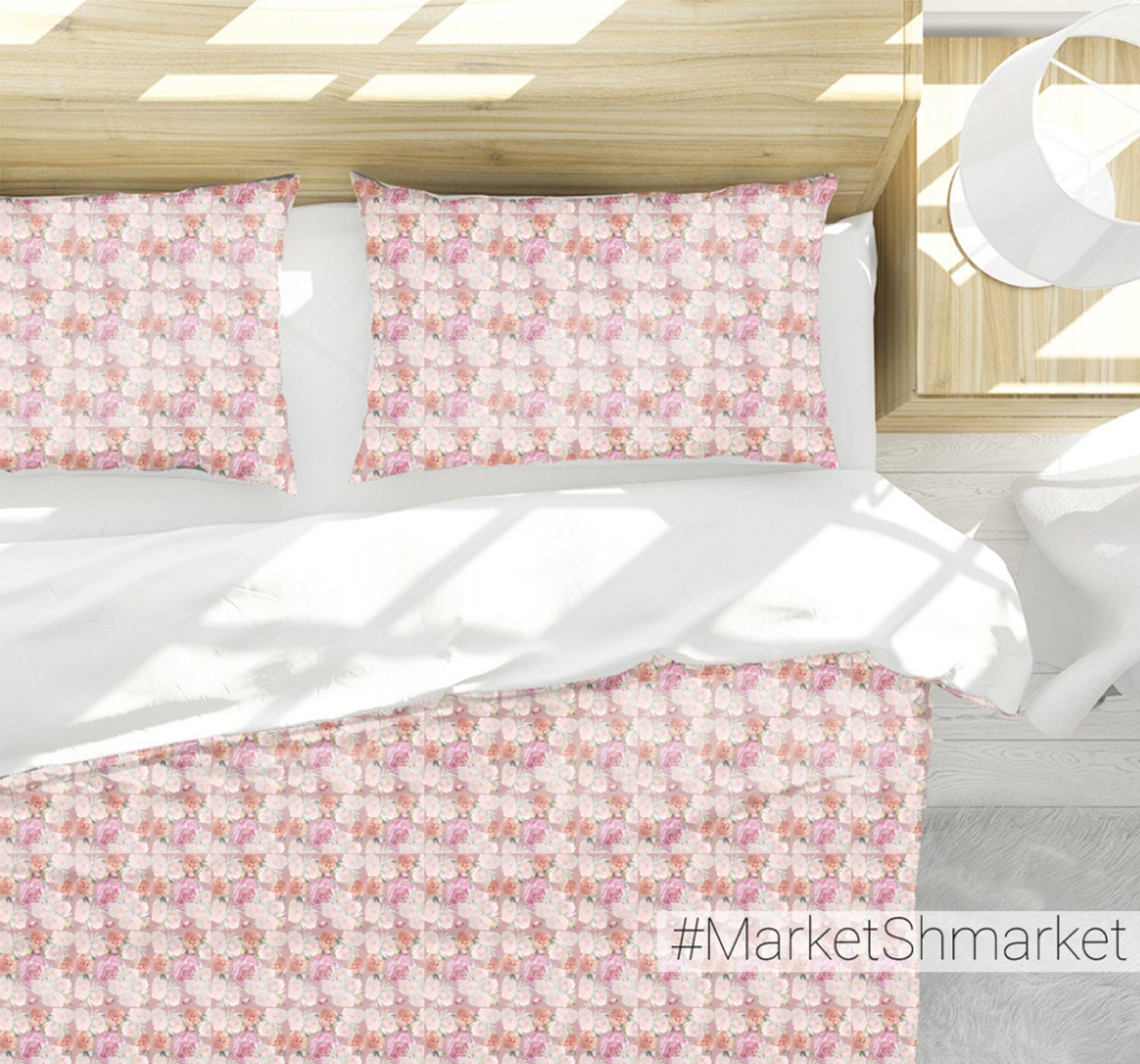 Watercolor Roses Digital Paper, Seamless Roses Printable Scrapbook ...