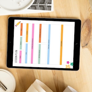 Teachers Lesson Plan, Colorful Lesson Plan, Lesson Plan Template ...