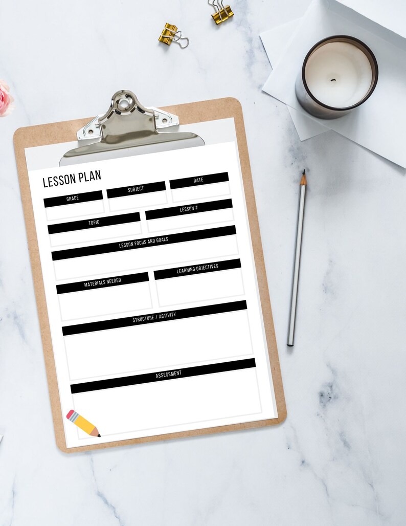 Teachers Lesson Plan, Colorful Lesson Plan, Lesson Plan Template ...