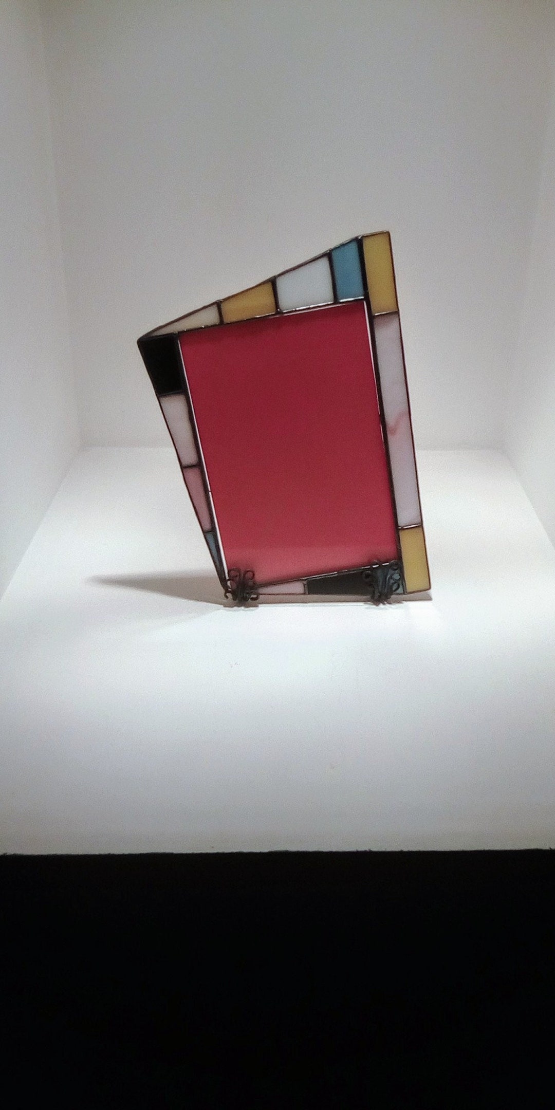 Colorful Stained Glass Photo Frame. Rainbow Photo Frame. Home Decor ...