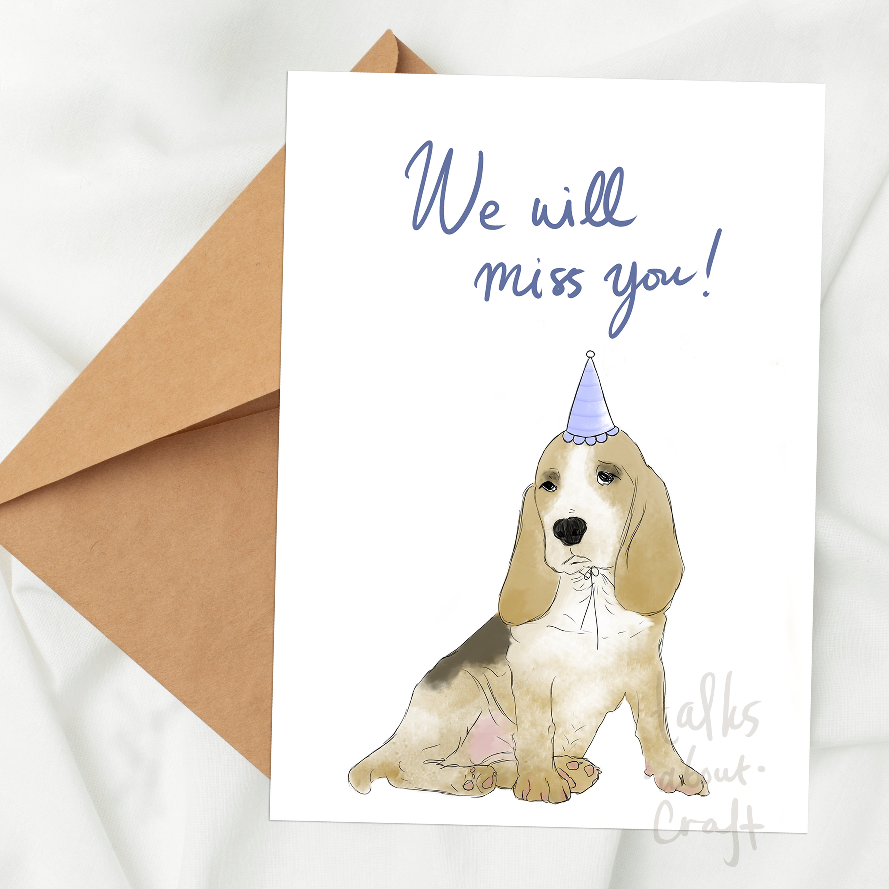 Goodbye Card for Coworker, Printable, Digital, Goodbye Leaving ...