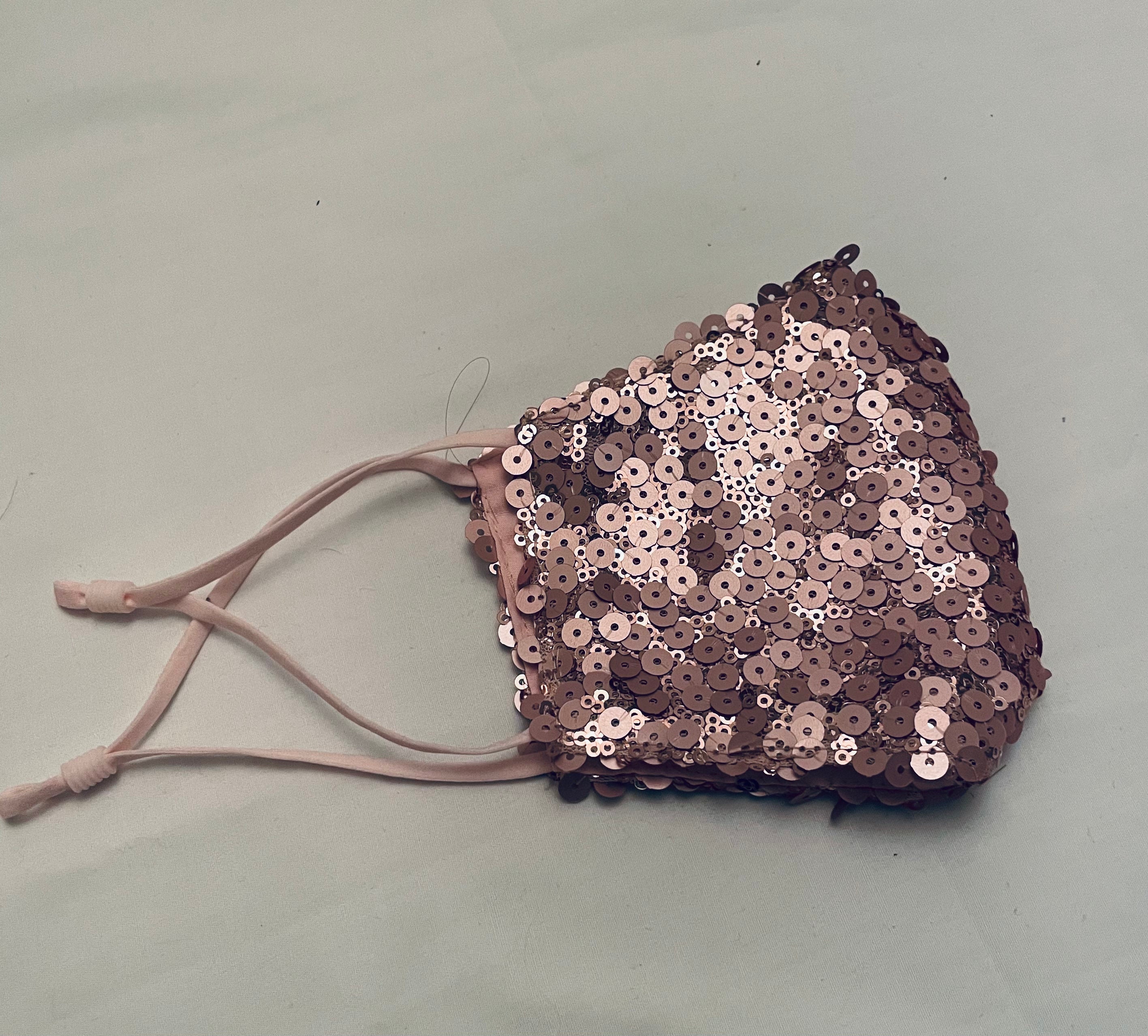 Sequin Face Mask - Etsy