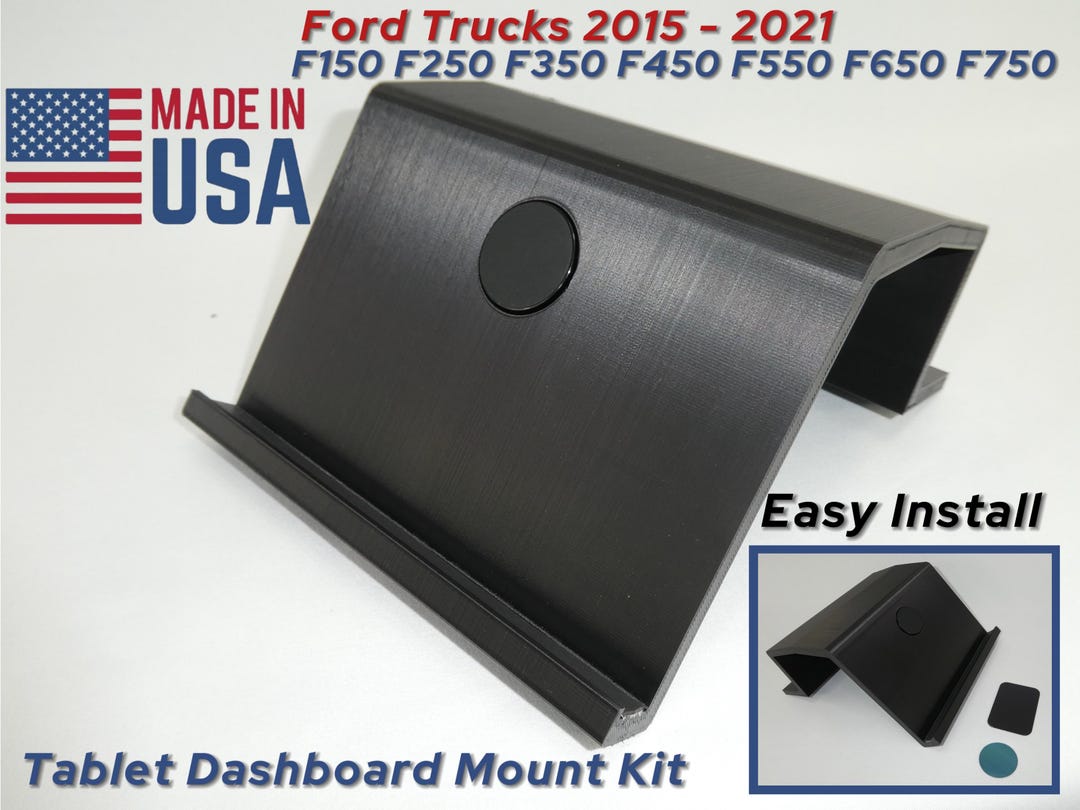 F-150 Truck Tablet Phone Mount: Usa-made Dashboard iPad Holder. Allenco ...