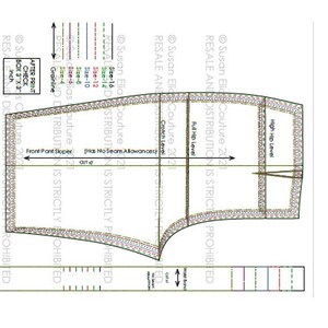 3-PIECE PANT SLOPER/ Pdf Digital Download Pattern Block (24"x60") - Etsy