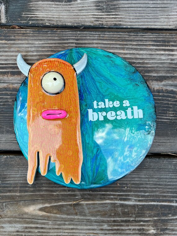 Woodcut Wall Art Original Monster Art on Wood - Etsy