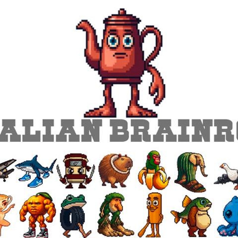 Italian brainrot pixel art - Etsy España