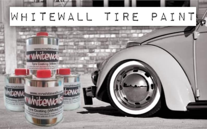 Whitewall Tyre Rubber Paint 250ml | Etsy