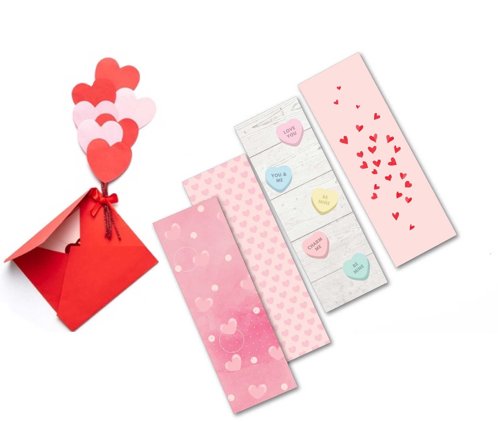 Printable Bookmarks Assorted Set of 4 Instant Download - Etsy