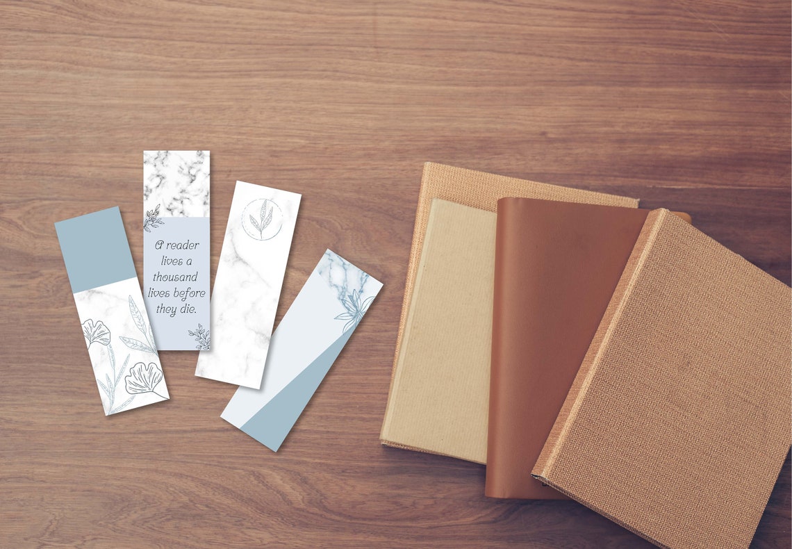 Printable Bookmarks Assorted Set of 4 Instant Download - Etsy