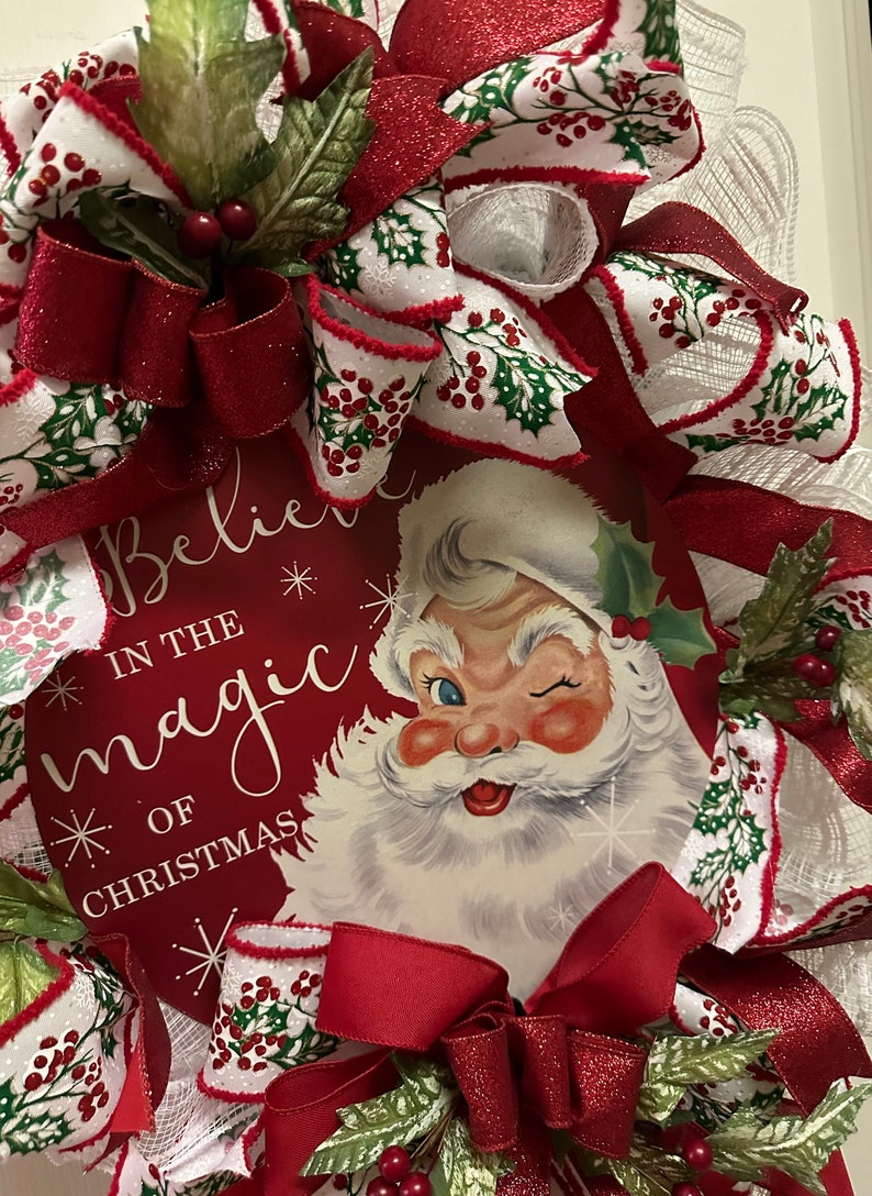 Believe in the Magic of Christmas Door Hanger - Etsy