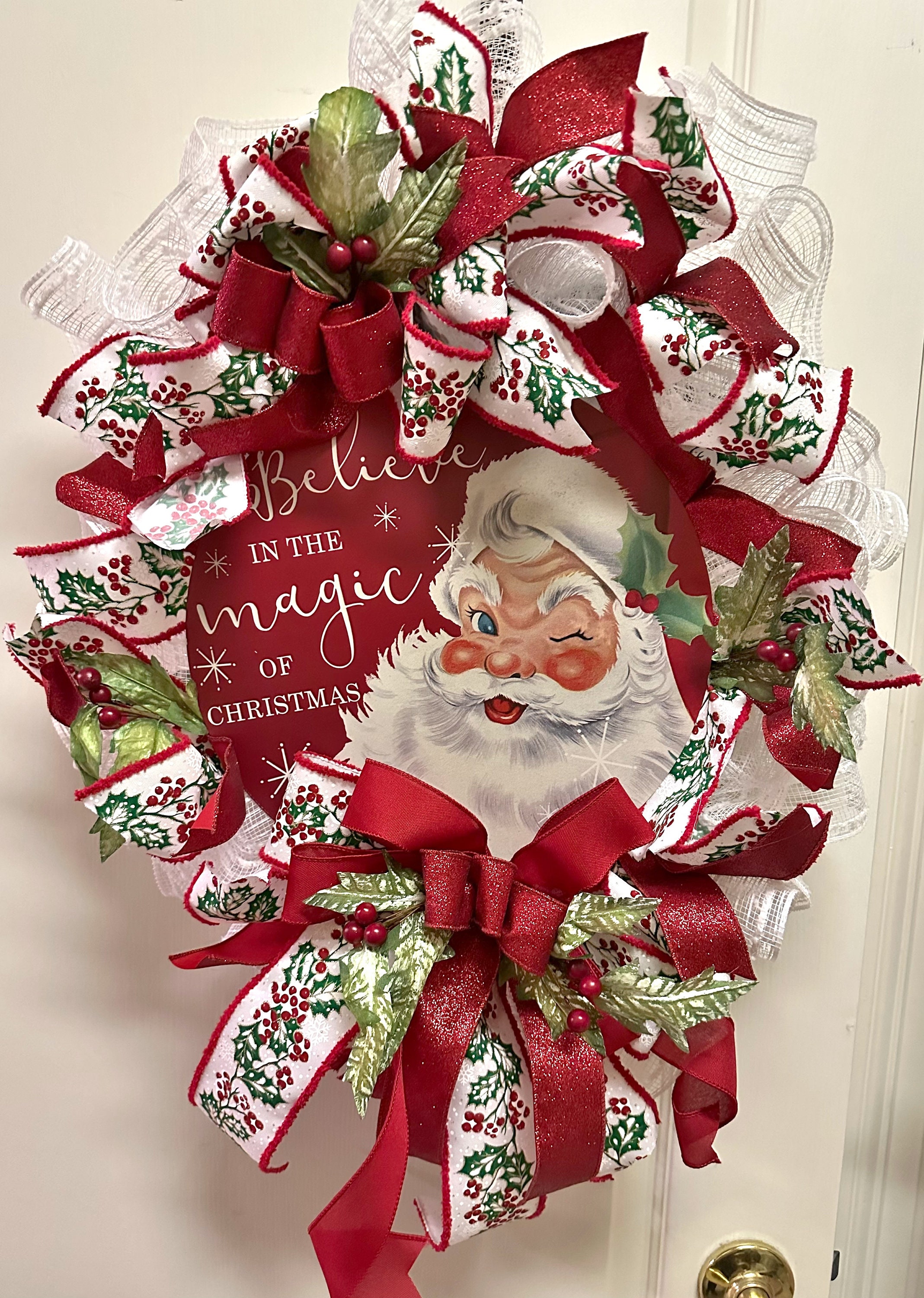 Believe in the Magic of Christmas Door Hanger - Etsy