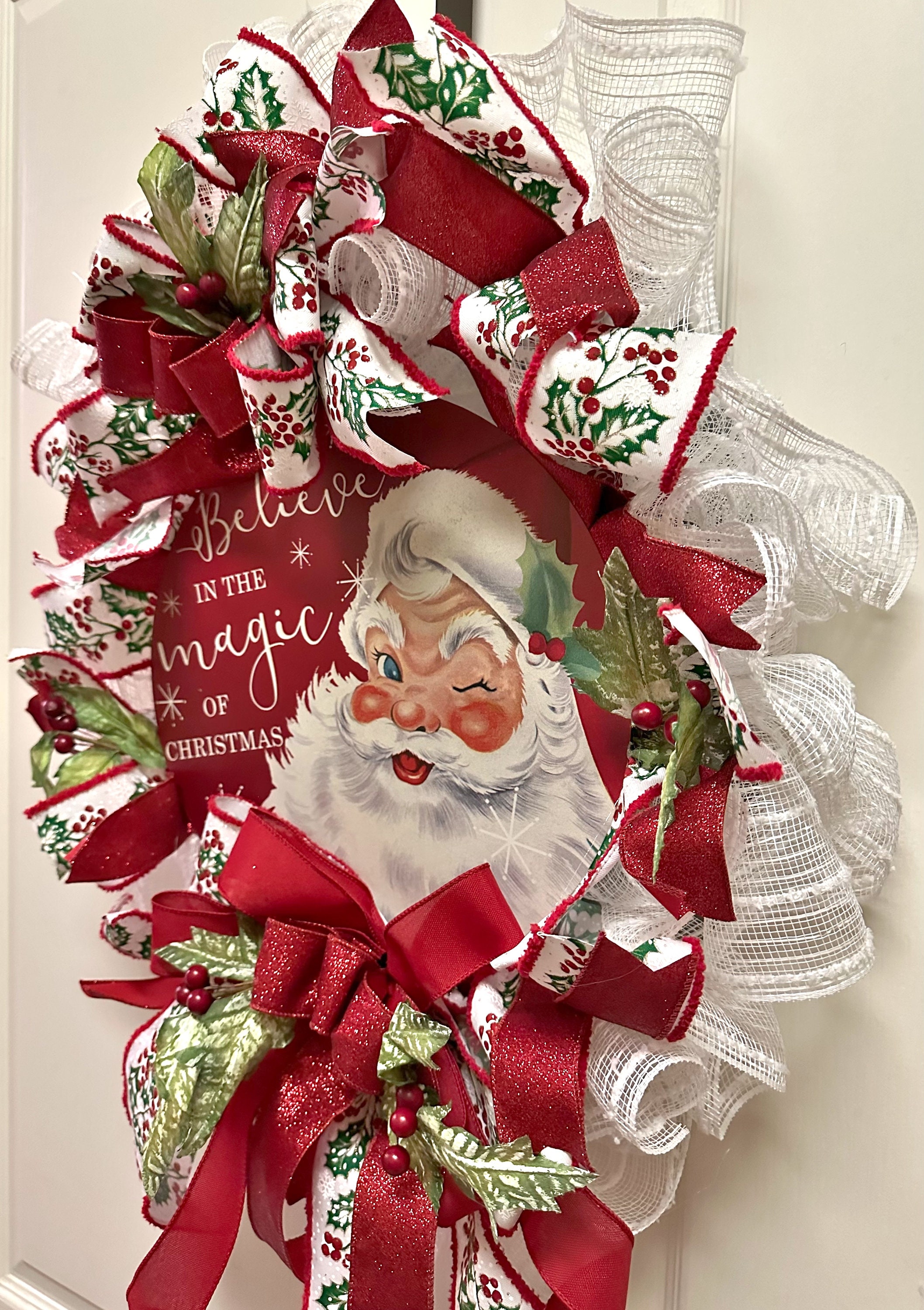 Believe in the Magic of Christmas Door Hanger - Etsy