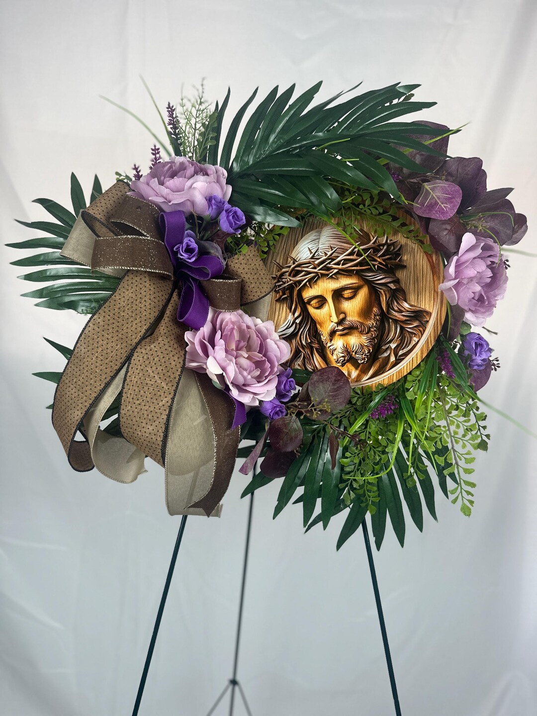 Risen Savior Easter Wreath - Etsy